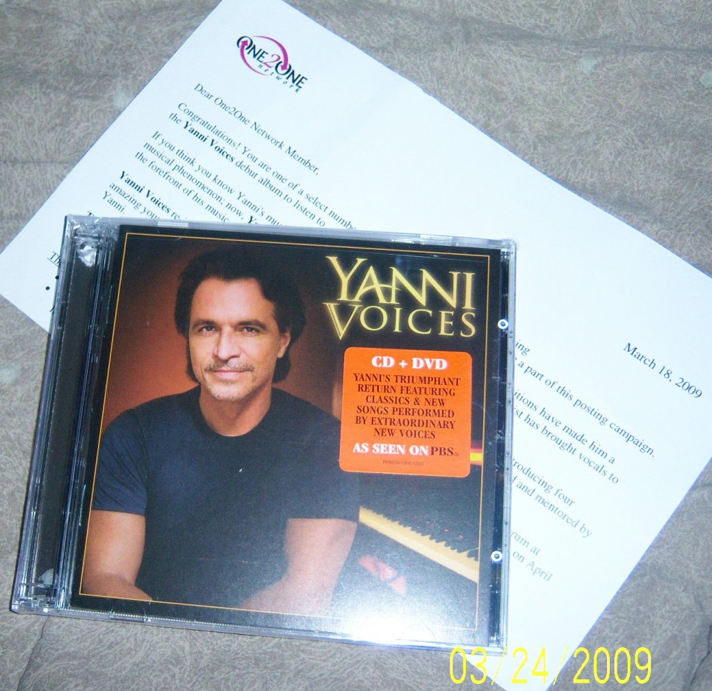 Yanni Voices cd / dvd