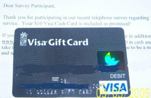 $10 Visa Gift Card