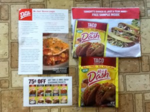 Free Mrs. Dash Taco seasoning mix sample