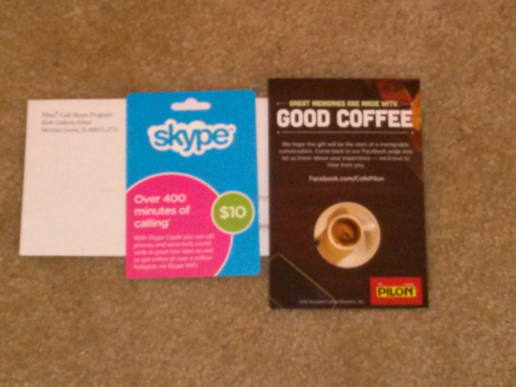 Free $10 Skype Gift Card