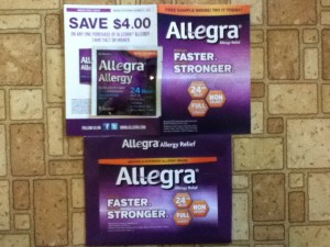 Allegra Allergy Relief 1 Tablet Last 24 Hours Sample & coupon