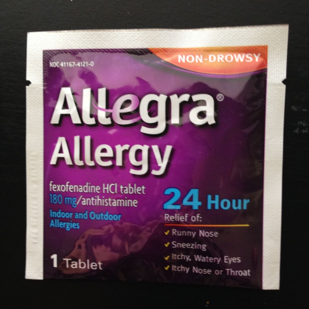 Allegra Allergy sample - Free Stuff Times What I Got
