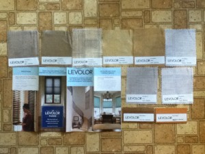 Swatches from LEVOLOR – Perceptions and Wood Blinds samples from ...