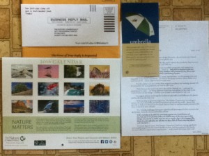 The Nature Conservancy 2016 Calendar – Send them $15.00 or more for a ...