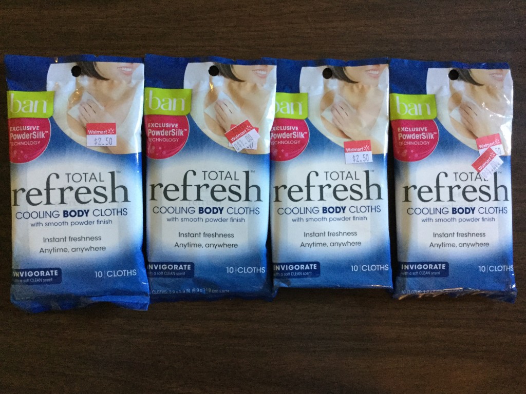 🚿Ban Total Refresh Cooling Body Cloths 🛀Free at Walmart