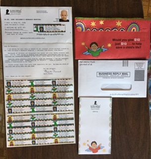 📇 Address Labels and note pad 📋 from St. Jude Children Research Hospital 🏥