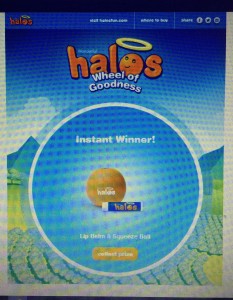 🌞 Thank you very much #halos 🍊 and #facebook 🚨 Instant winner in the ...
