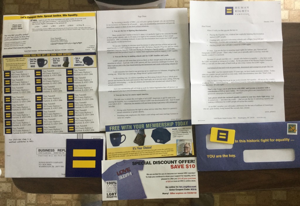 Free Human Rights Campaign Address Labels and Sticker