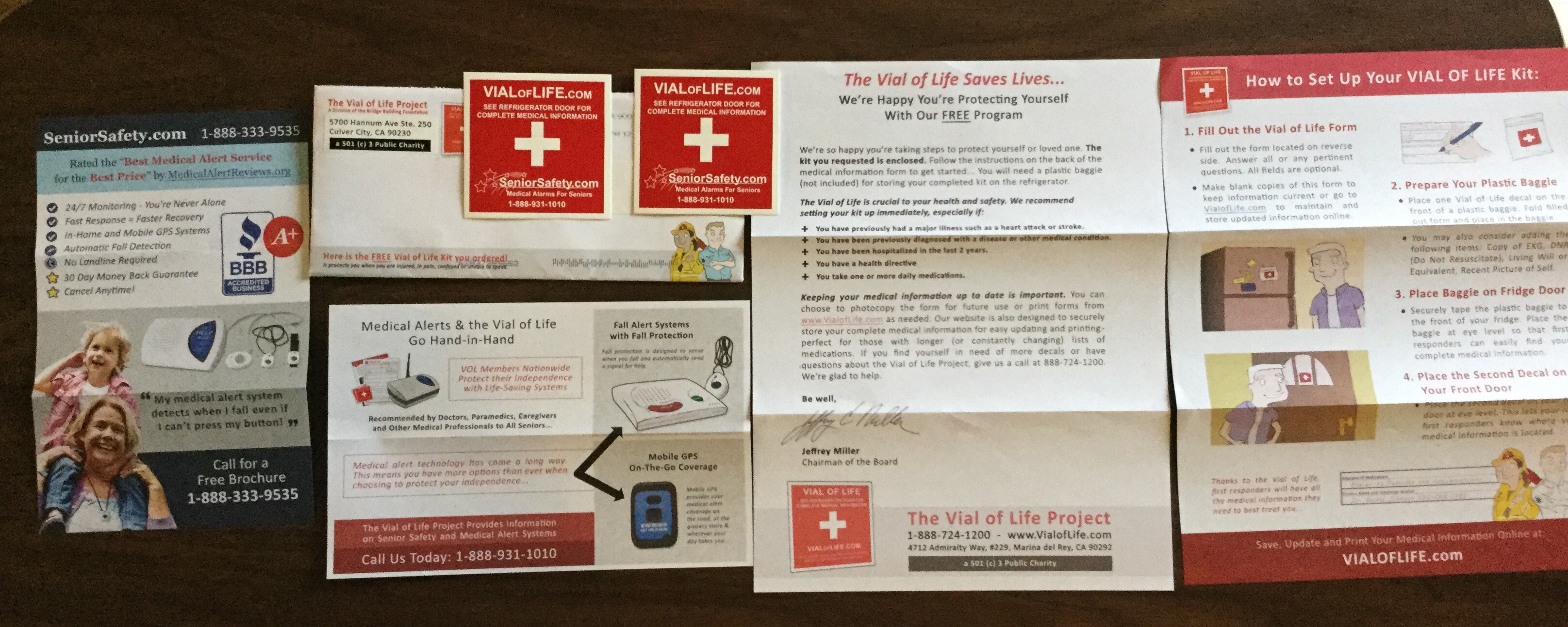 Free Vial of Life Kit