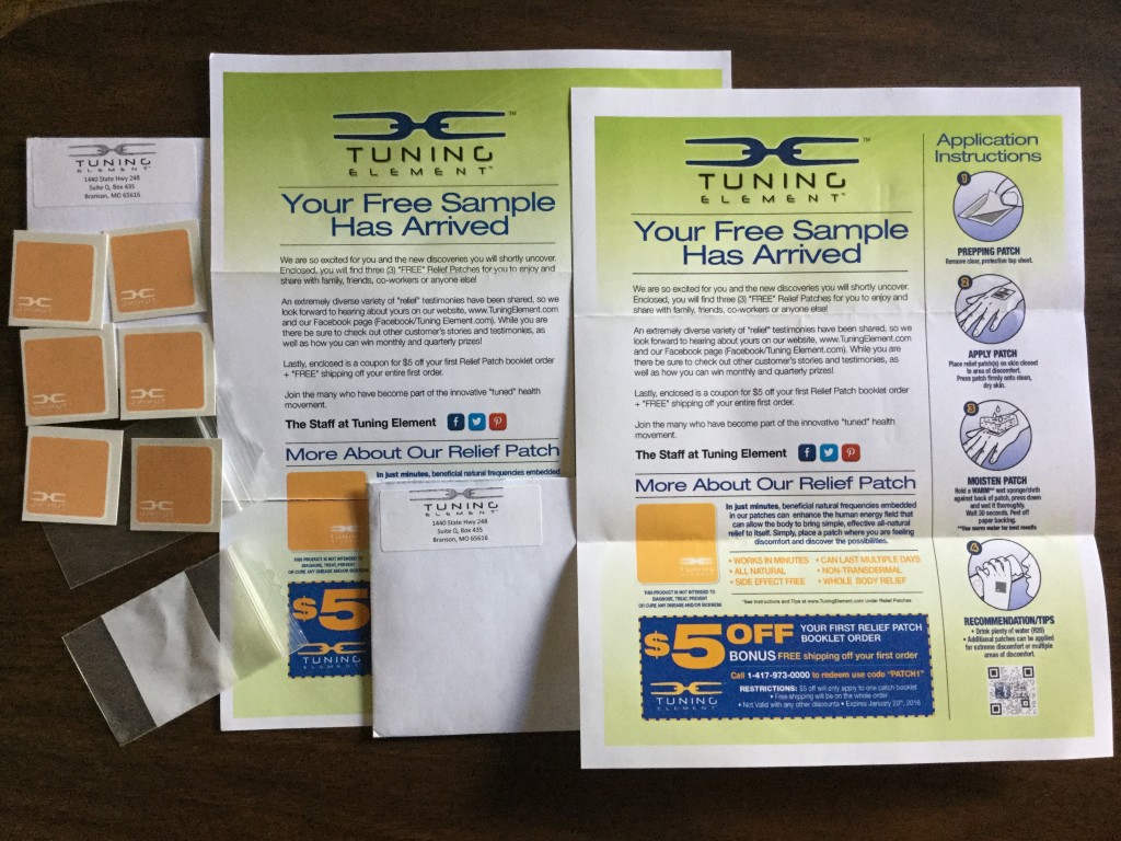 Free Tuning Element 🏋🏻 for our Relief Patch