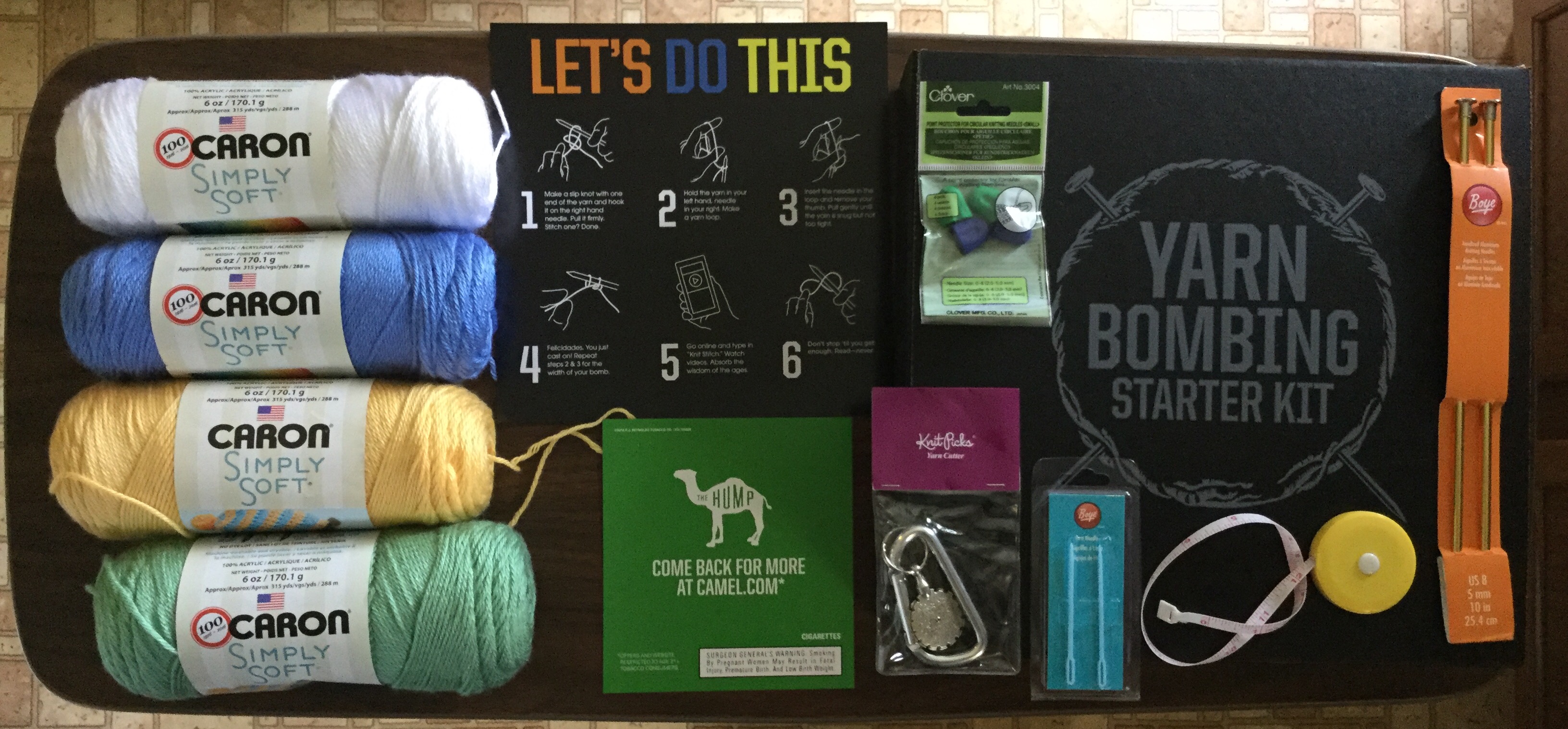 Free Yarn Bombing Starter Kit