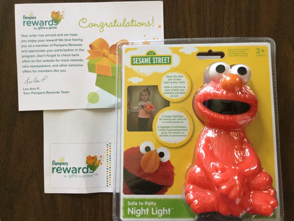 Free Sesame Street Elmo Night Light from Pampers