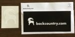 Free White Backcountry.com Goat Sticker