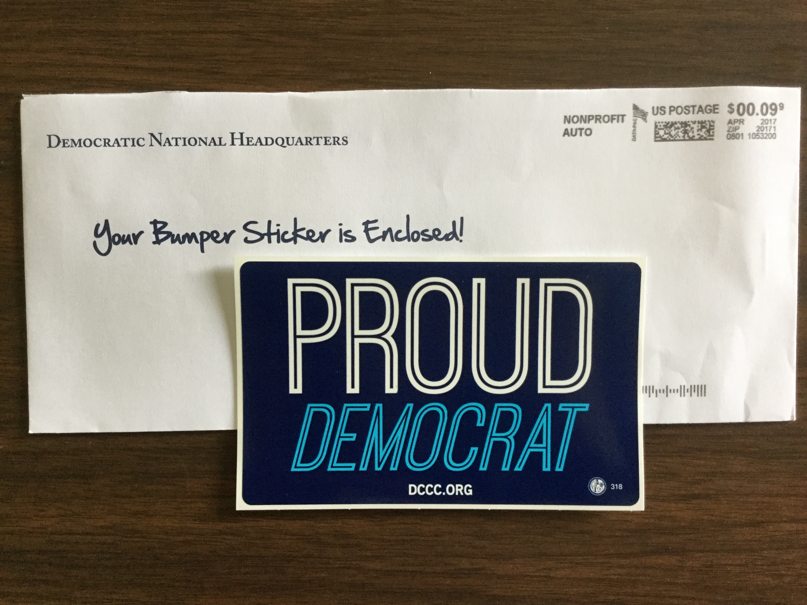 📬 💣 Thank you very much Democratic National Headquarters 📮 🎈for our ...