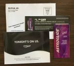 Free Astroglide Gel sample