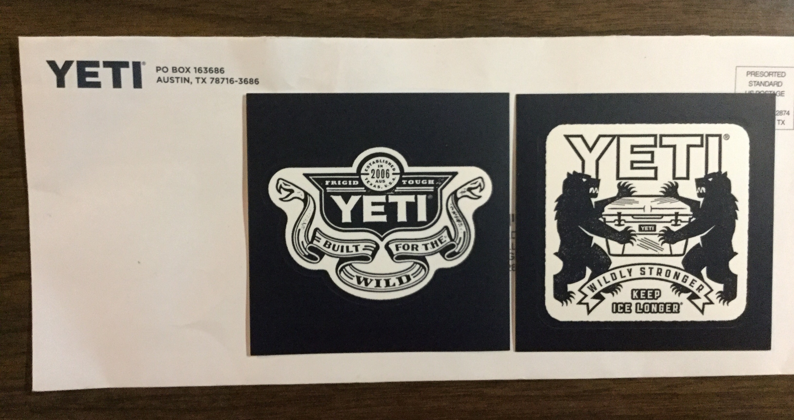 Free YETI Stickers