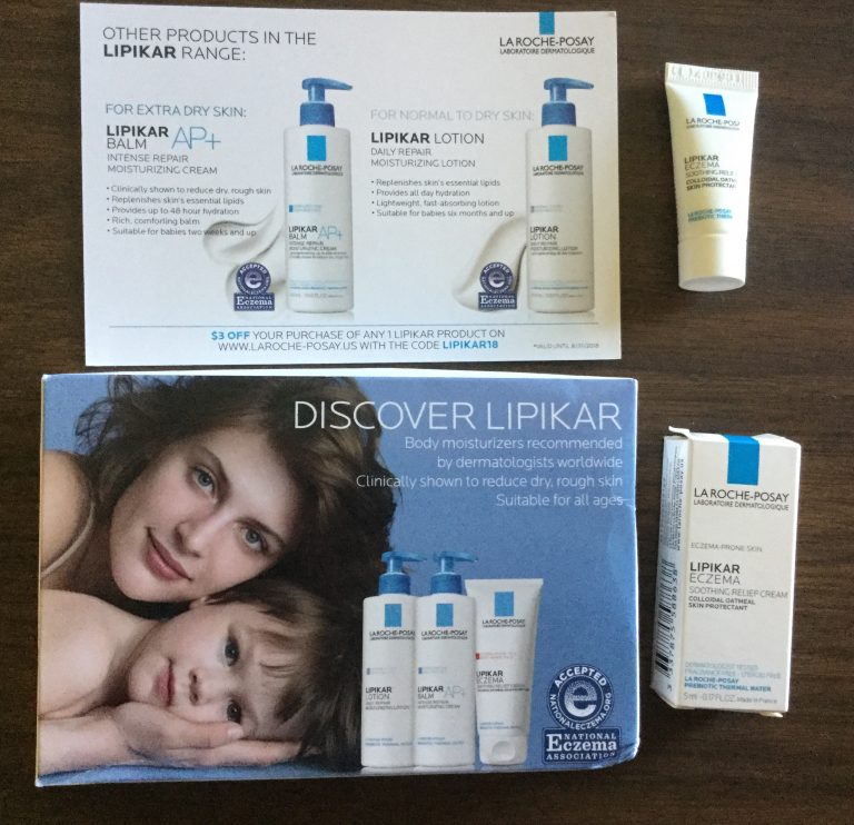 Free LA Roche-Posay – LIPIKAR ECZEMA Soothing Relief Cream Sample